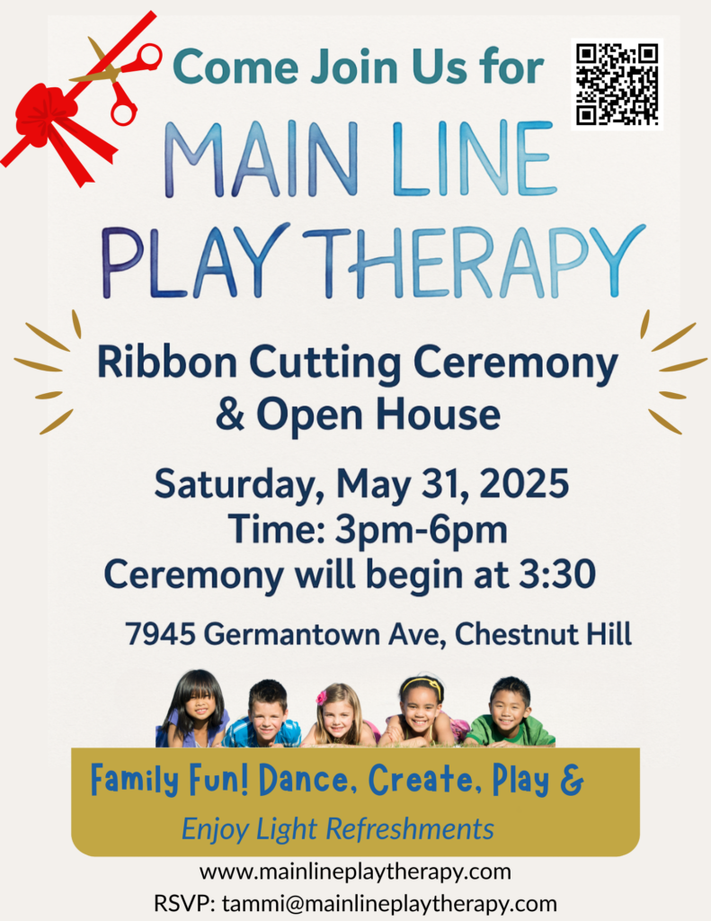 Main Line Play Therapy Ribbon Cutting - Chestnut Hill